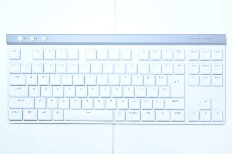 Logicool G G515をレビュー｜薄型ながら打鍵感が快適なメカニカルキーボード 〔G515-WL-TCWH（タクタイル）〕